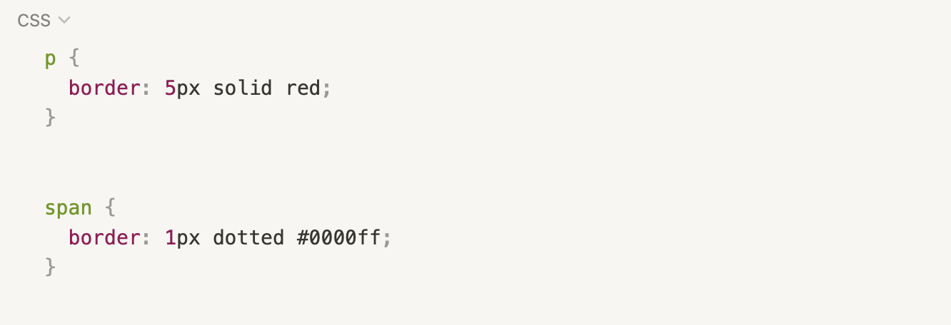  CSS Border